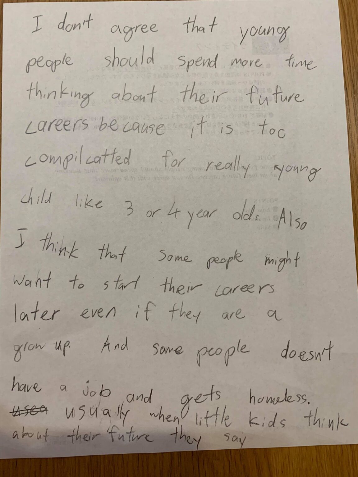 【両親より】小学生の英検2級のライティング〜合格二ヶ月前のレベル実例 /writing – アメリカ小学生の今日も大事件